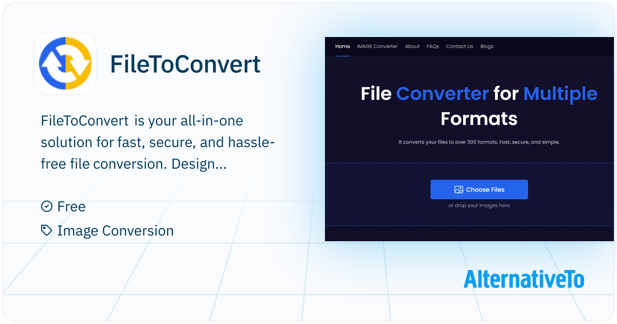 FileToConvert: Free online file conversion platform that supports a ...
