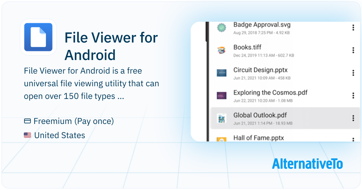File Viewer for Android: Free universal file viewing utility that can ...