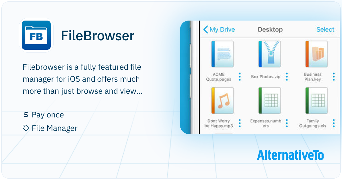 FileBrowser: Filebrowser is a fully featured file manager for iOS ...
