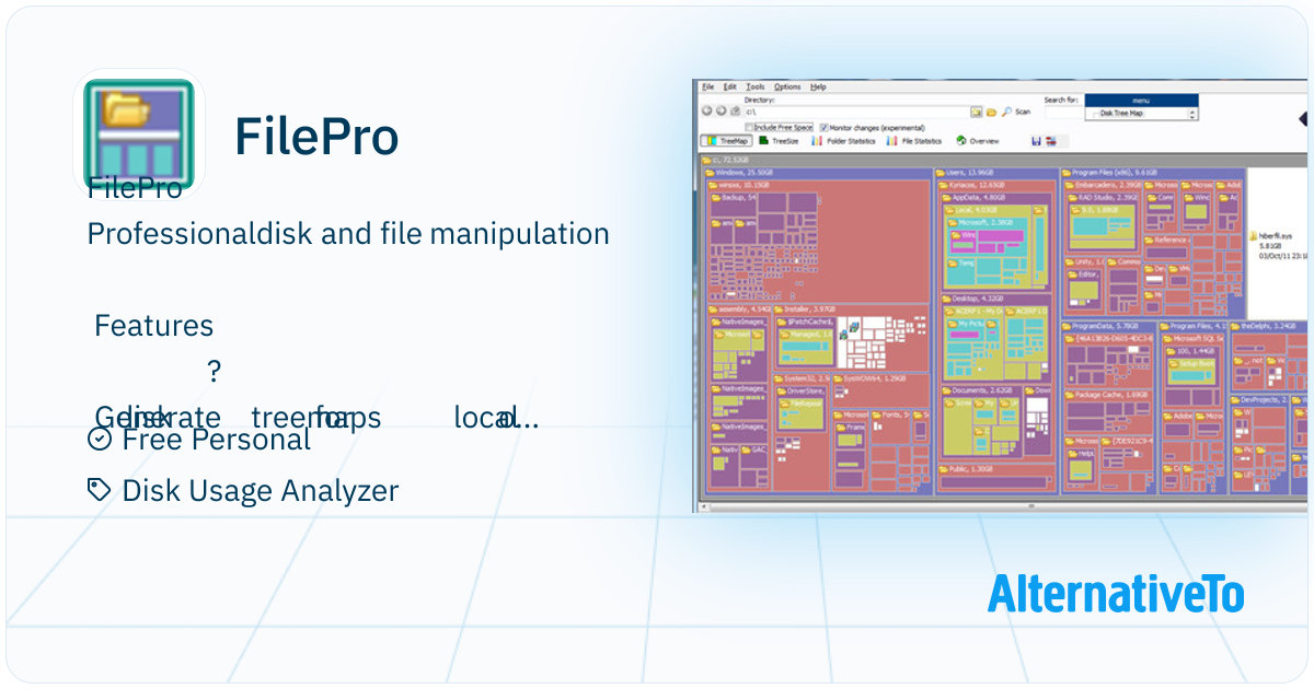 FilePro: This free-for-personal-use software utility analyses storage ...