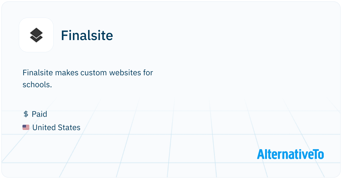 Finalsite: Makes custom websites for schools | AlternativeTo