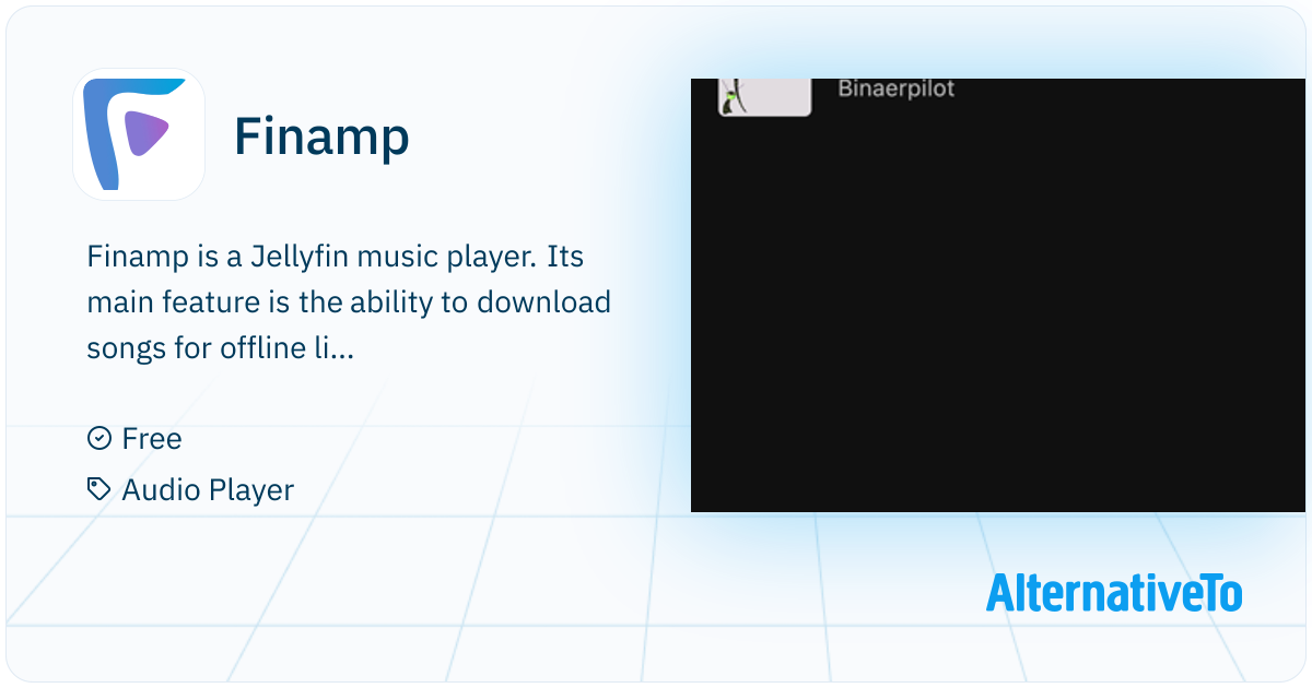 Finamp: Jellyfin music player. Its main feature the ability to download ...