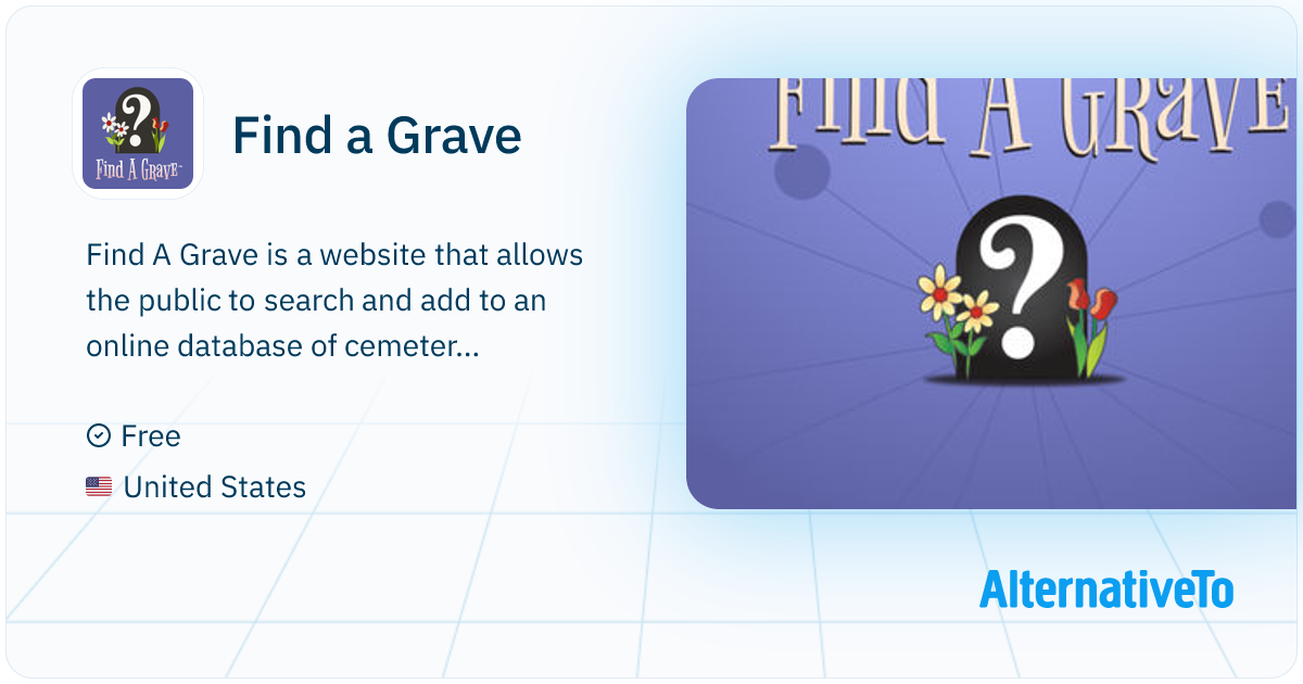 Find a Grave: A website that allows the public to search and add to an ...