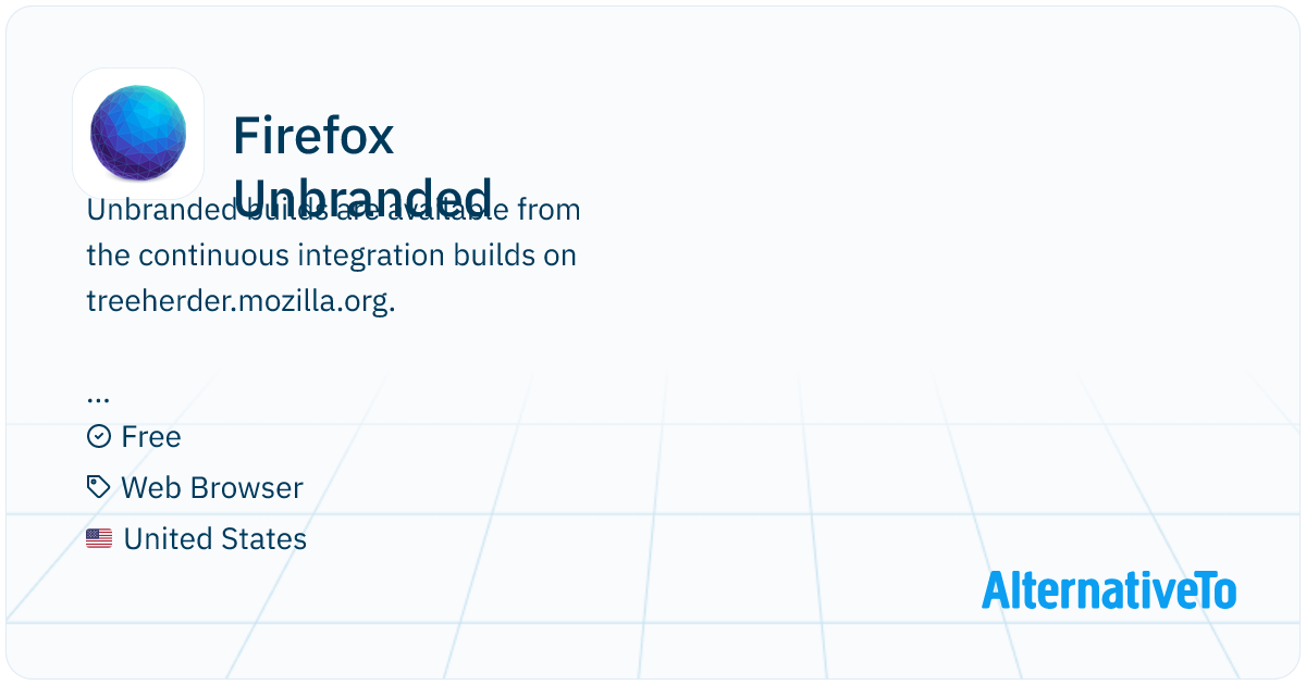 Firefox Unbranded: Mozilla's official alternative to Mozilla Firefox ...