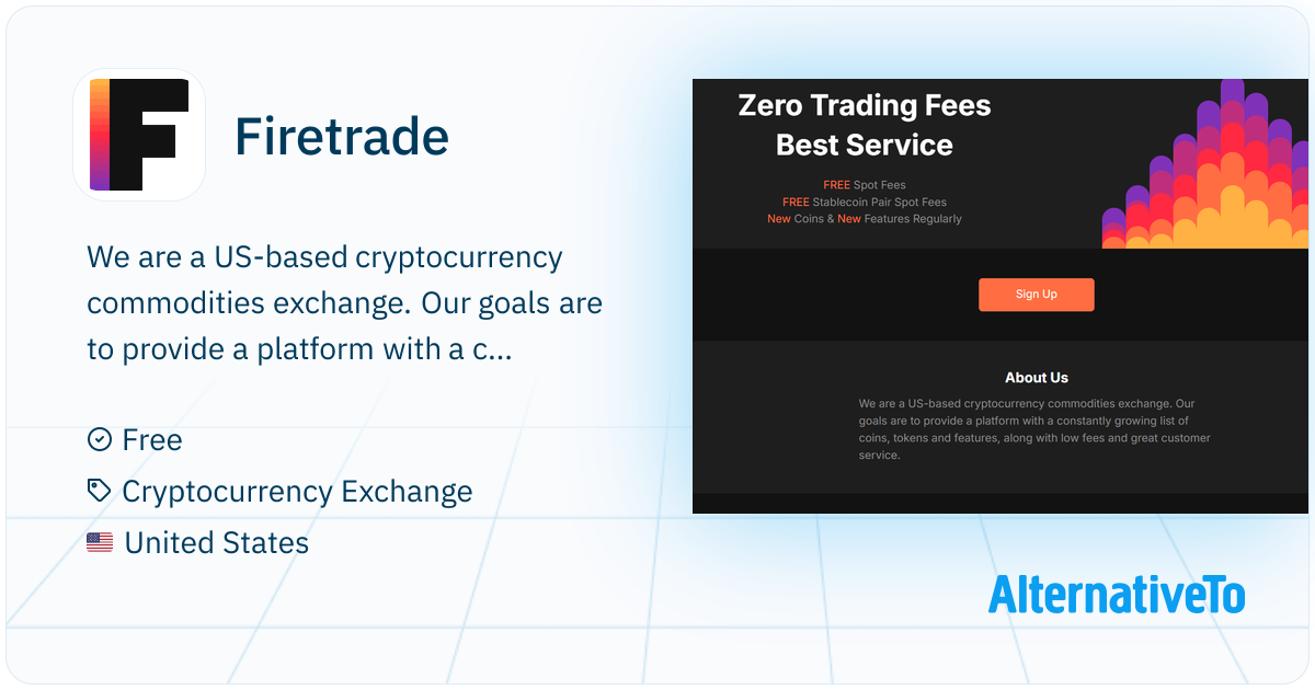 Firetrade: Cryptocurrency commodities exchange and trading platform ...