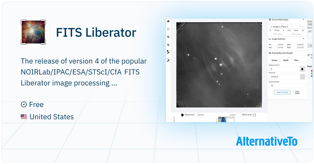 FITS Liberator: GUI image processing software has meant that it is even ...