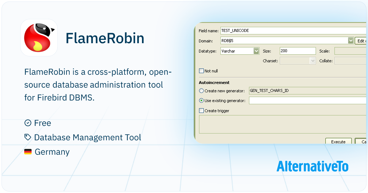 FlameRobin: Cross-platform, open-source | AlternativeTo