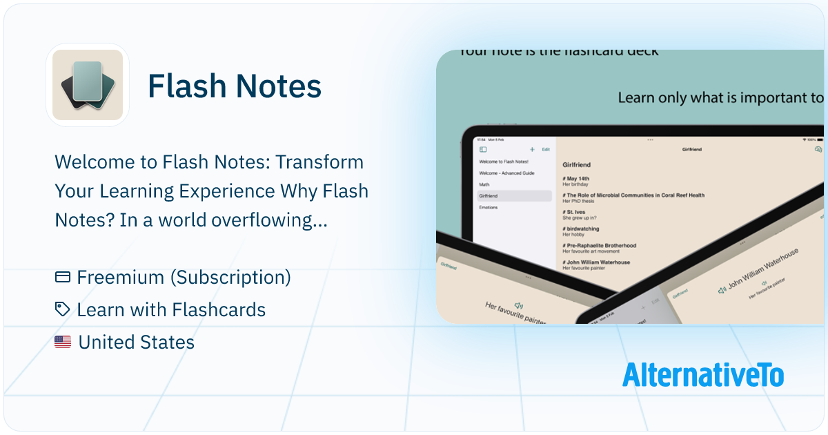 Flash Notes: Transform your learning with AI-enhanced, personalised ...
