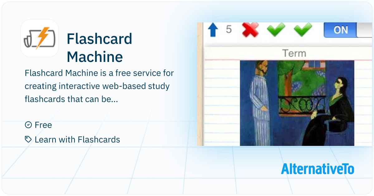 Flashcard Machine: Free service for creating | AlternativeTo
