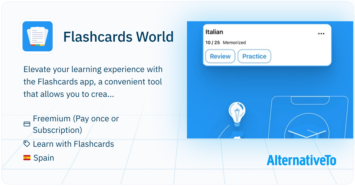 Flashcards World: Create, discover, and master any subject with our ...