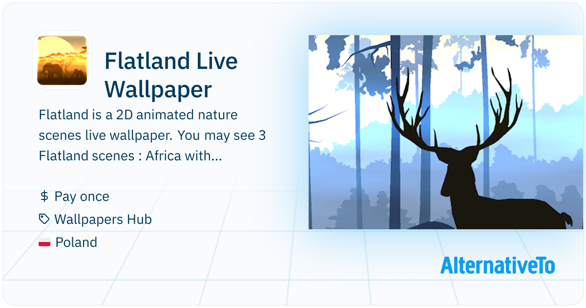 Flatland Live Wallpaper: 2D animated nature scenes live wallpaper for ...