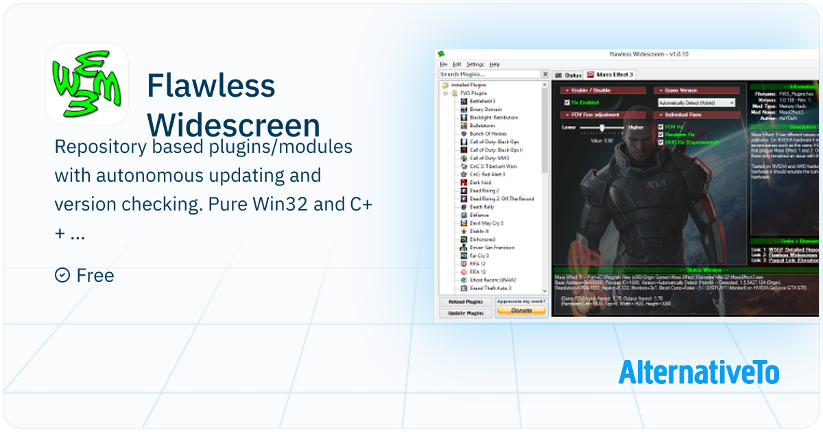 Flawless Widescreen: Was created to make it easier to craft fixes and ...