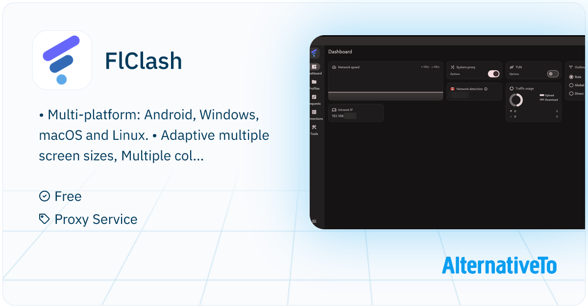 FlClash: A multi-platform proxy client based on ClashMeta,simple and easy to use | AlternativeTo