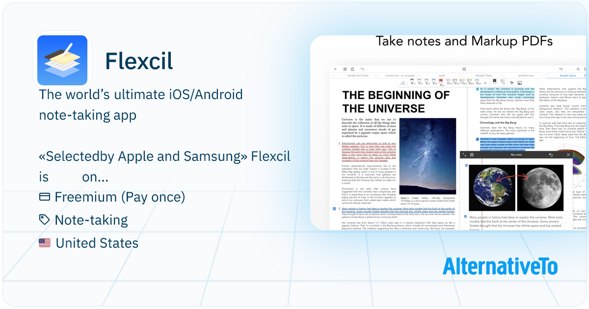 Flexcil: PDF annotation, reading and management | AlternativeTo