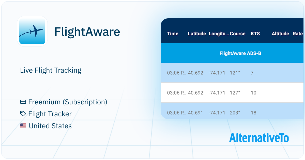 FlightAware: Live Flight Tracking | AlternativeTo