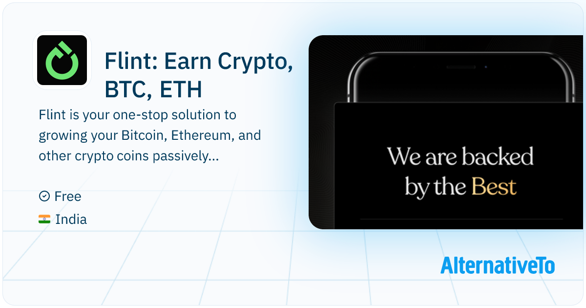 Flint: Earn Crypto, BTC, ETH: Flint is a global crypto investment app ...