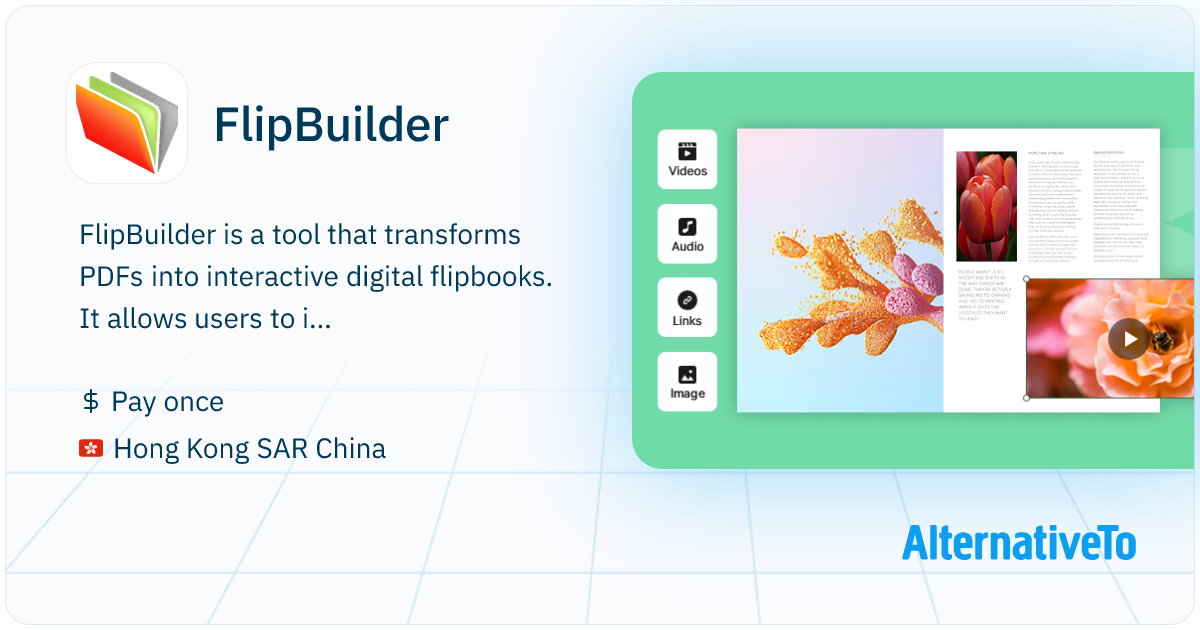 FlipBuilder: Converts PDFs to rich interactive flipbooks, customizable ...