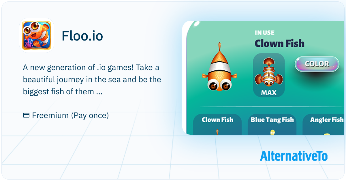 Floo.io: Take a beautiful journey in the sea and be the biggest fish of ...