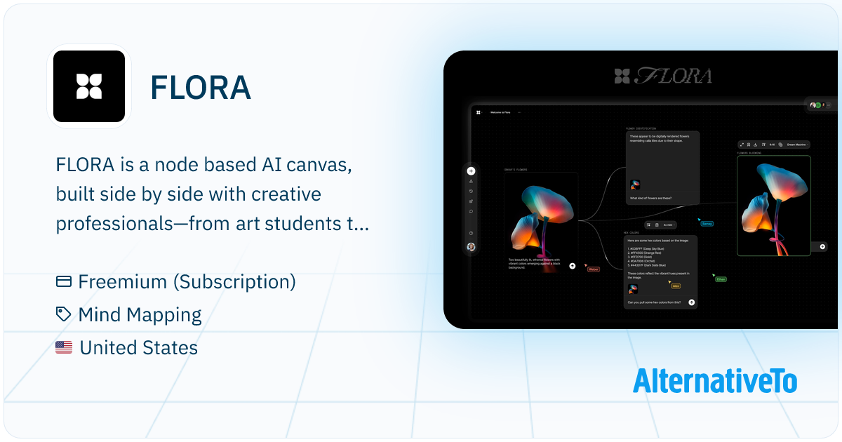 FLORA: Node-based AI canvas for creative pros | AlternativeTo