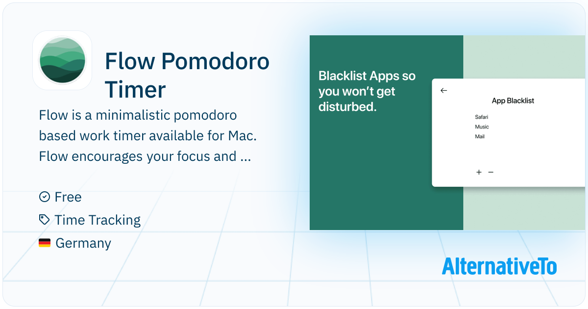 Flow Pomodoro Timer: Flow is a minimalistic worktimer for Mac and ...