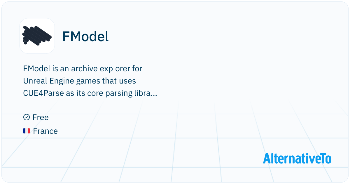 FModel: Archive explorer for Unreal Engine | AlternativeTo