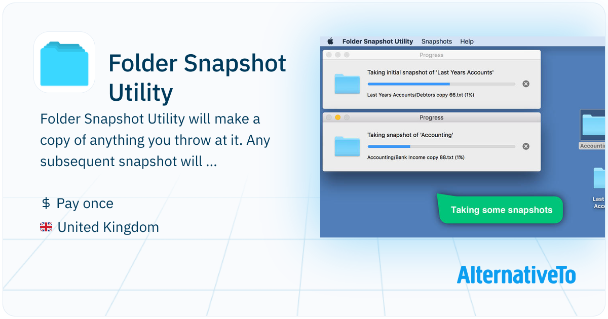 Folder Snapshot Utility: For simple and efficient backup copies ...