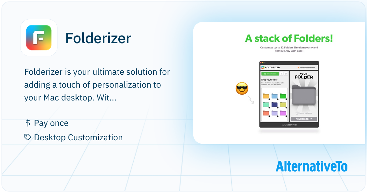 Folderizer: Is your ultimate solution for adding a | AlternativeTo
