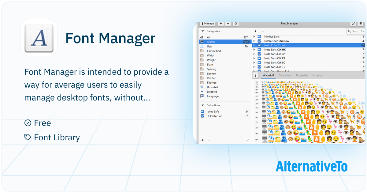 Font Manager: Simple font management for GTK+ desktop environments ...
