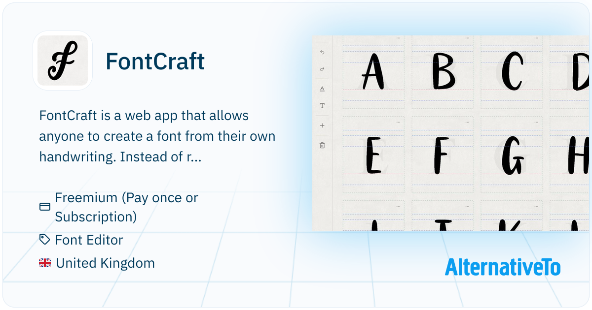 FontCraft: Browser-based app that lets you turn your handwriting into a ...