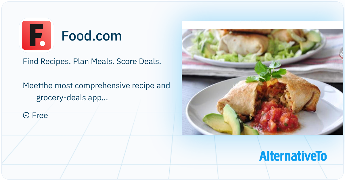 Food.com: Find Recipes. Plan Meals. Score Deals | AlternativeTo
