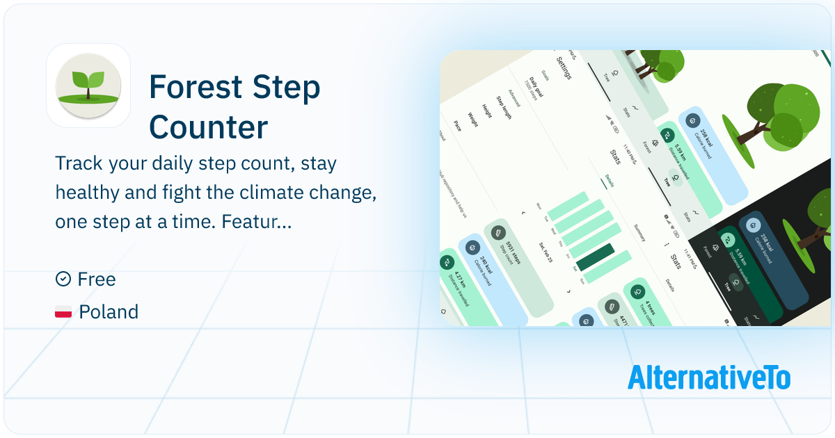 Forest Step Counter: A step counter app, which helps its users stay ...