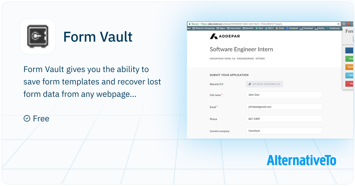 Form Vault: Autosave every change you make to a form so you can easily ...