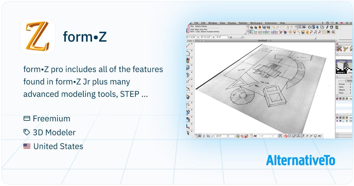 form•Z: Powerful 3D design application featuring a variety of modeling ...