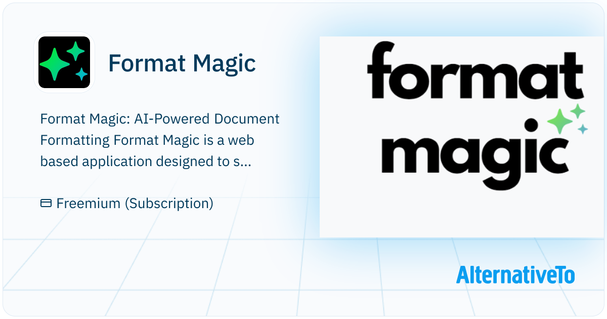 Format Magic: Convert plain text into beautifully formatted documents ...