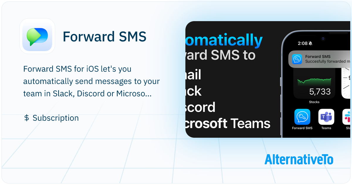 Forward SMS: App that allows you to forward text messages to Email ...