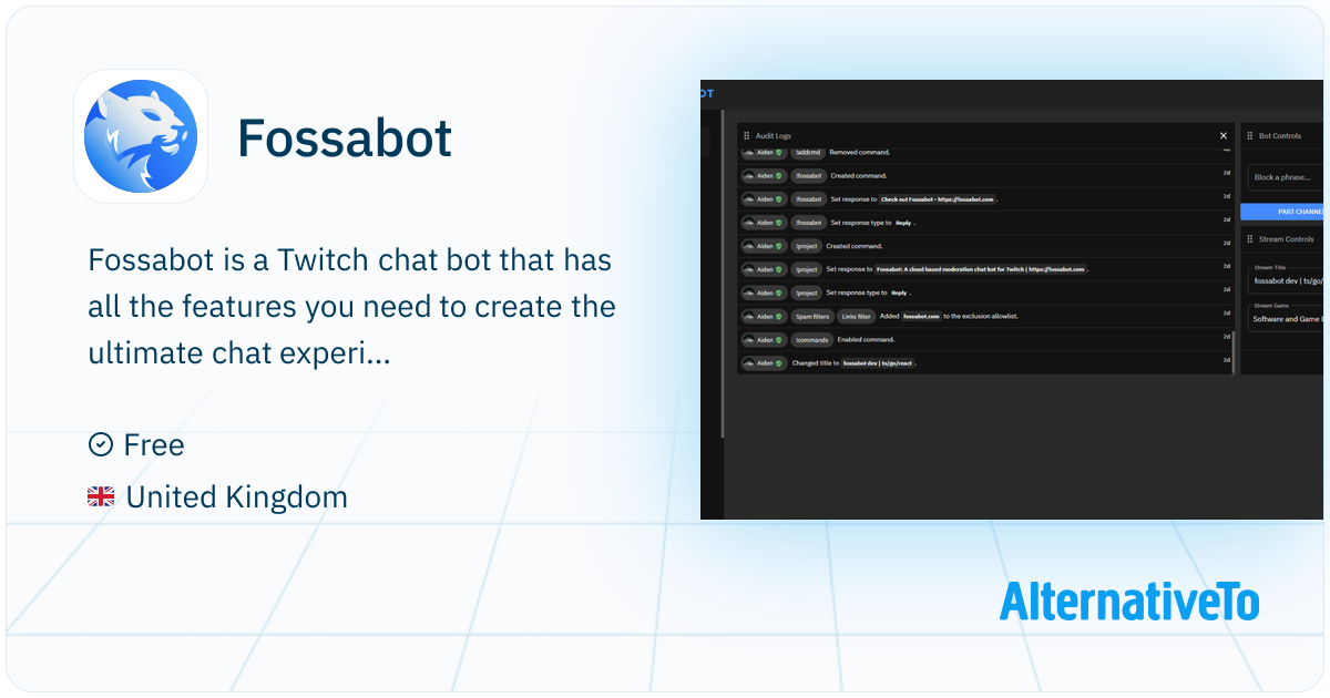Fossabot: The chat bot trusted by the largest creators on Twitch and ...