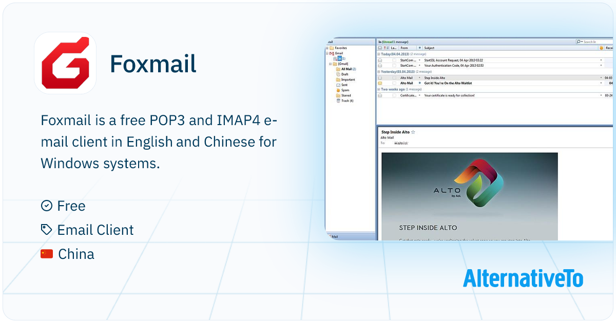 Foxmail: Free POP3 and IMAP4 e-mail client in | AlternativeTo
