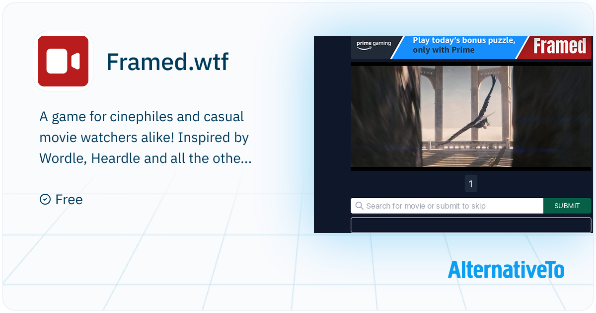 Framed.wtf: A game for cinephiles and casual movie watchers alike ...