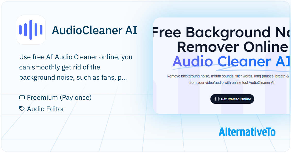 AudioCleaner AI: Remove background noise, mouth sounds, filler words ...