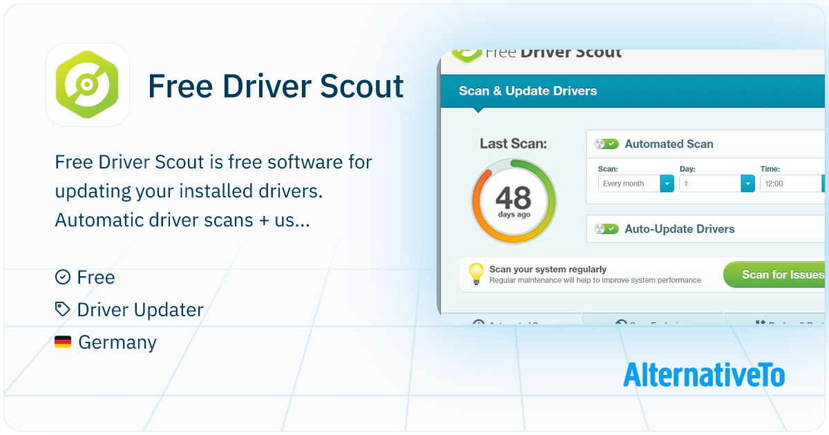 Free Driver Scout: Is free software for updating | AlternativeTo