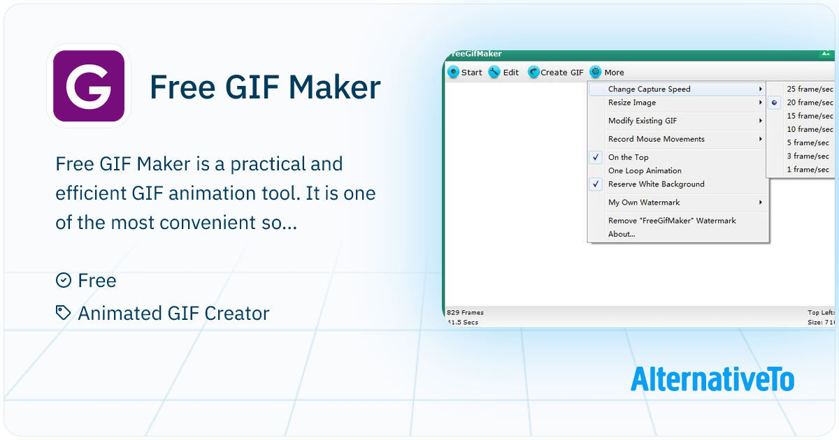 Free GIF Maker: Practical and efficient GIF | AlternativeTo
