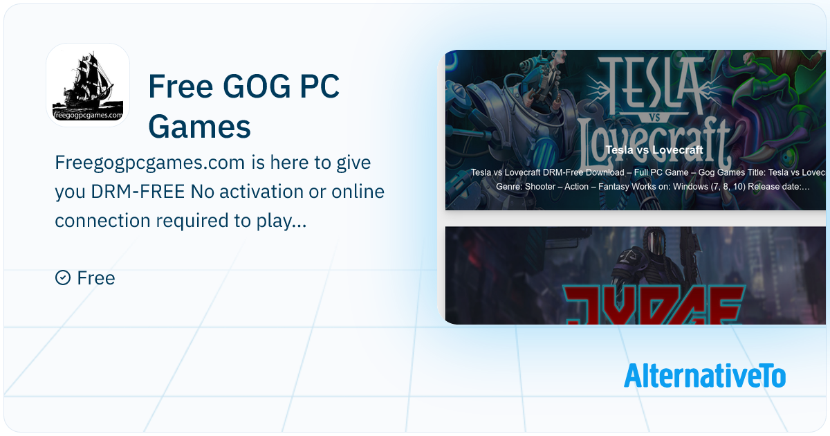 Free GOG PC Games: Download all GOG Games for free, like The Pirate Bay ...