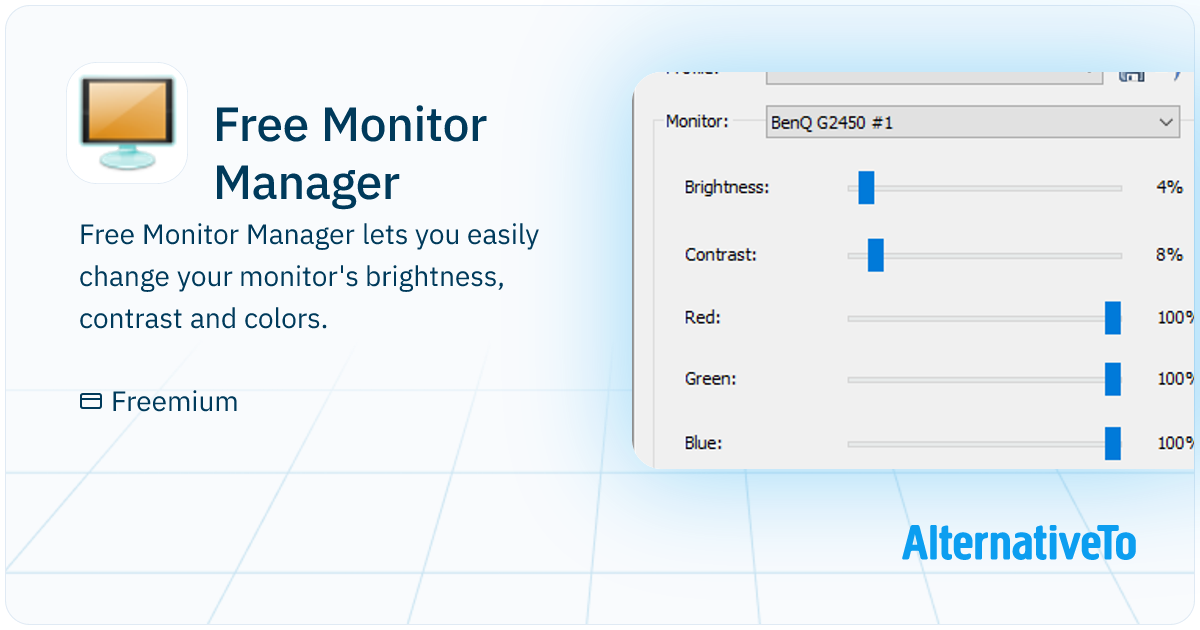 Free Monitor Manager: Change your monitor's brightness, contrast and ...