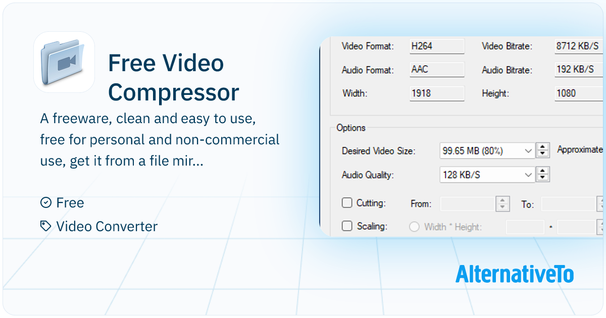 Free Video Compressor: Free and lightweight video compression software ...