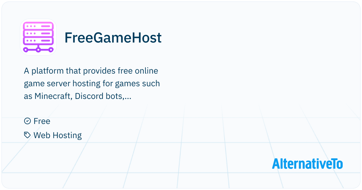 FreeGameHost: Free game server hosting with premium performance ...
