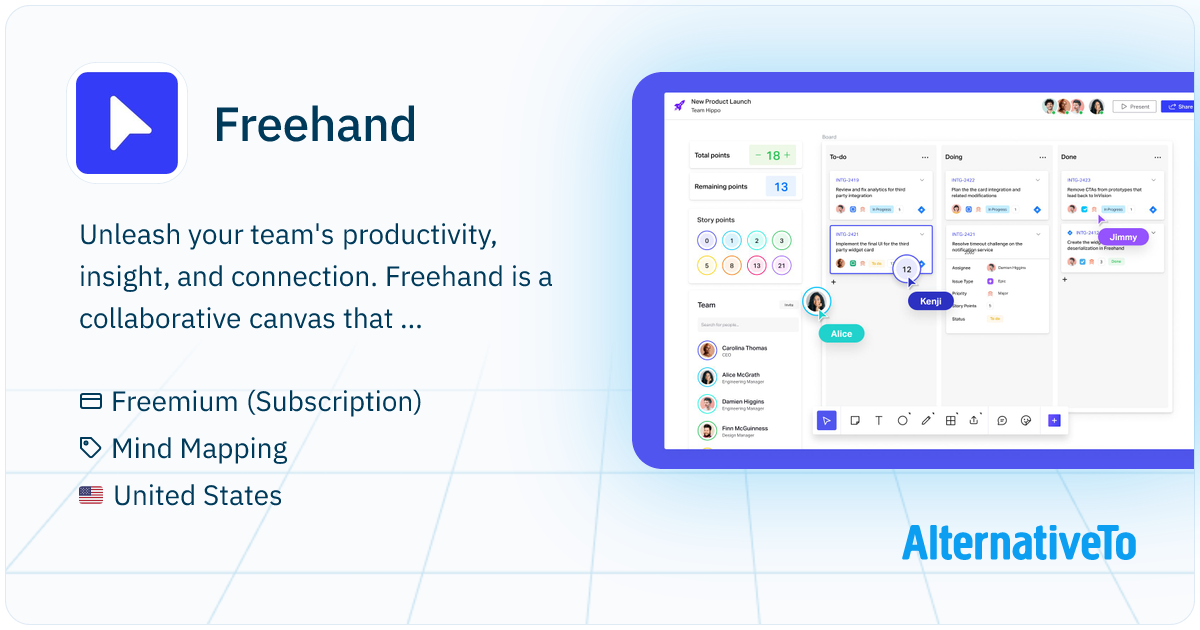 Freehand: Collaborative whiteboard for real-time teamwork and diagrams ...