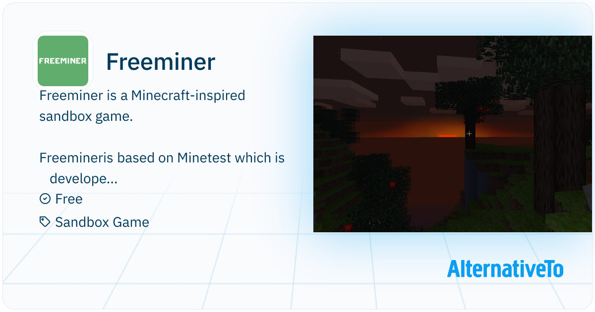 Freeminer: Open source sandbox game inspired by Minecraft | AlternativeTo
