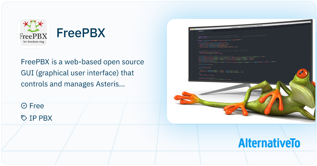 FreePBX: Web-based open source GUI (graphical user interface) that ...