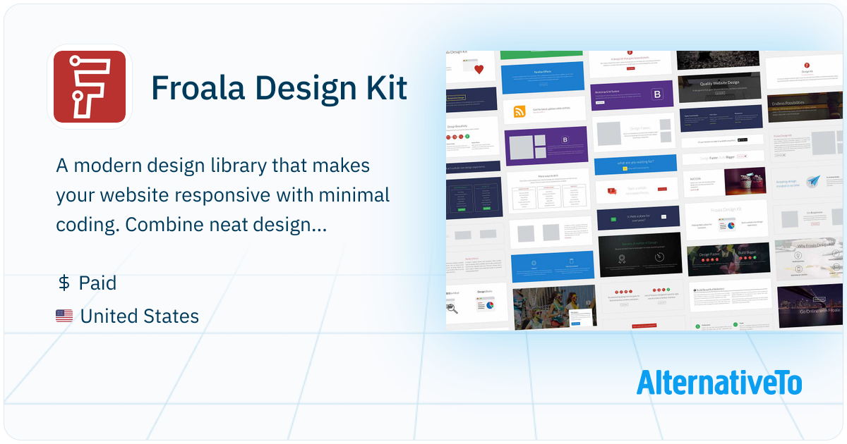 Froala Design Kit: A modern design library that comes with neat HTML5 ...