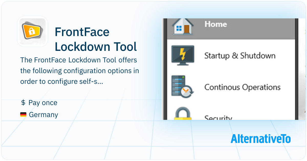 FrontFace Lockdown Tool: The FrontFace Lockdown Tool offers the ...